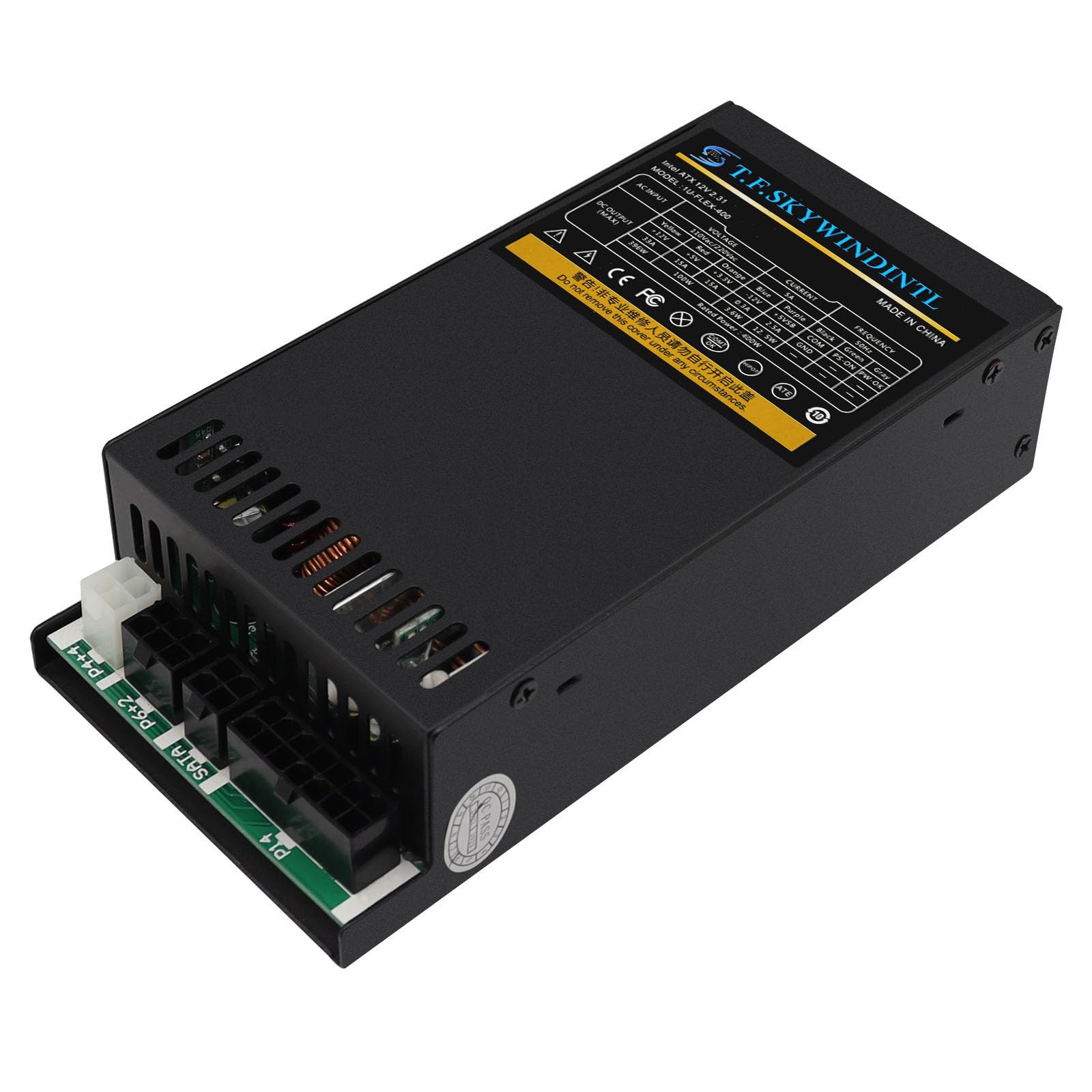 550W Power Supply Full Modular 1U Flex ATX 90-264V AC for POS AIO System Desktop Gaming Server Small Form Factor (Flex ITX) Computer PSU
