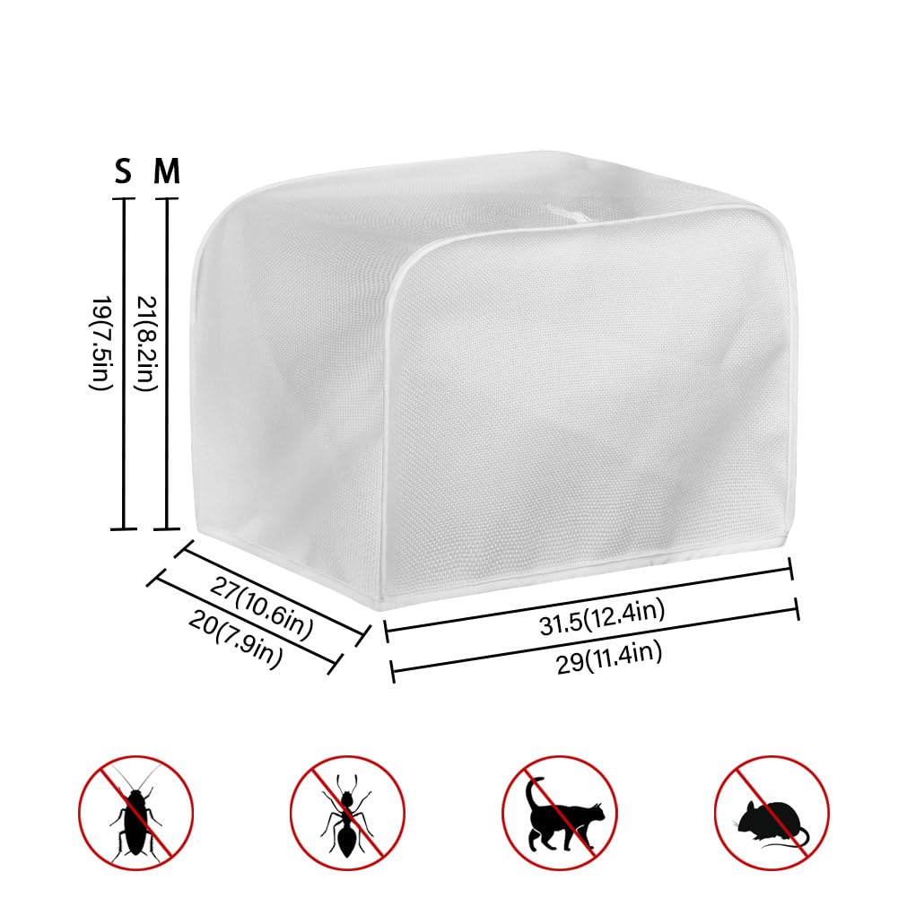 Baxinh Galaxy Print Oven Cover Kitchen Bread Machine Protector, Moon Cat 4 Slice Toaster Cover for Home, Anti Dust Fingerprint Coaster Cover, Kitchen Small Appliance
