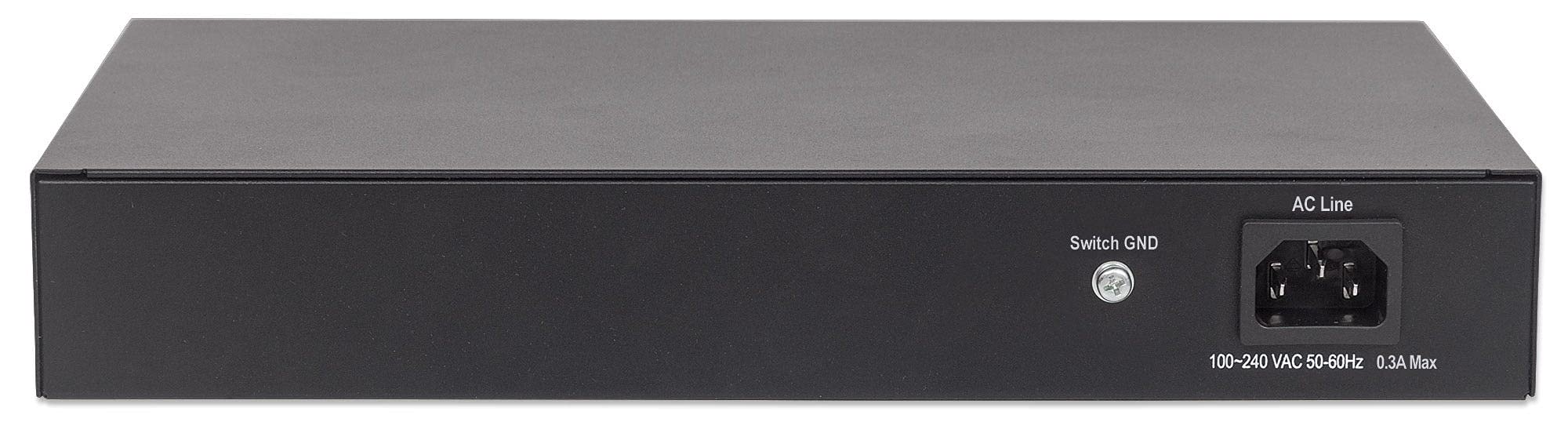 Intellinet 24 Port Gigabit Ethernet Switch - Unmanaged, 10/100/1000 Mbps Ports, Rackmount & Desktop, Sturdy Metal Design, Fanless Quiet, EEE, Flow Control – 3 Yr Mfg Warranty - 561273