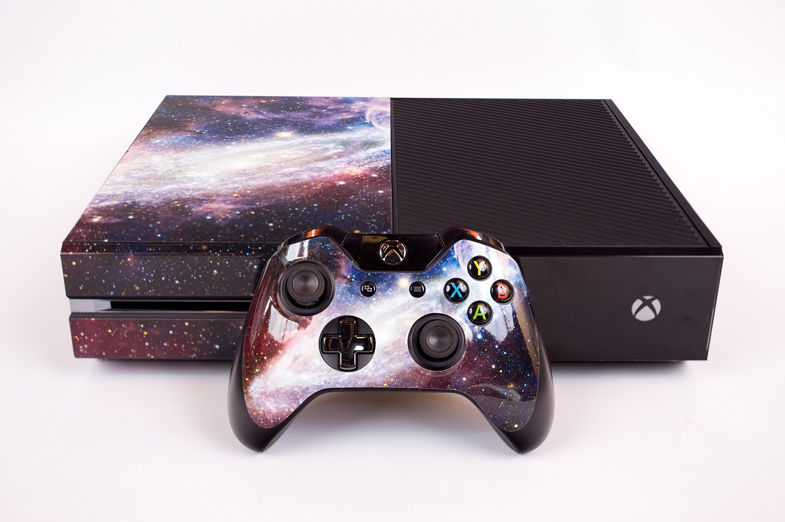247 Skins Graphics kit Sticker Decal Compatible with Xbox One and Wireless Controllers - Nebula
