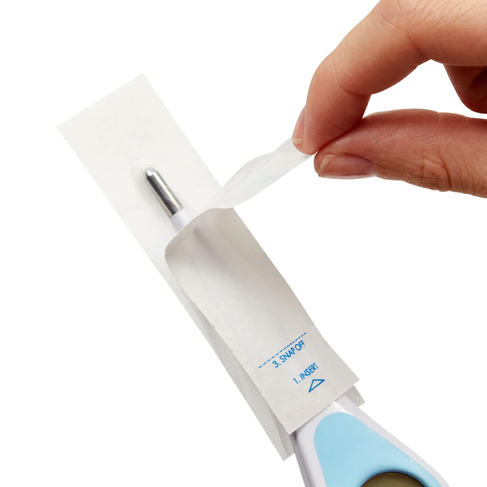 Juvale 500-Pack Disposable Digital Thermometer Probe Covers - Oral, Rectal, Armpit Temperature Reading Sheath Sleeves