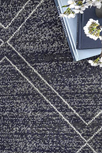 nuLOOM Roberge Diamonds Indoor/Outdoor Area Rug, 8' Square, Blue
