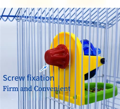 Bird Intelligence Toy, Parrot Feeder Toy Supplies Fun Training Leaking Food Items Budgie Cockatiel Foraging Development Intelligence Bird Toy(Color Randomly) (B)