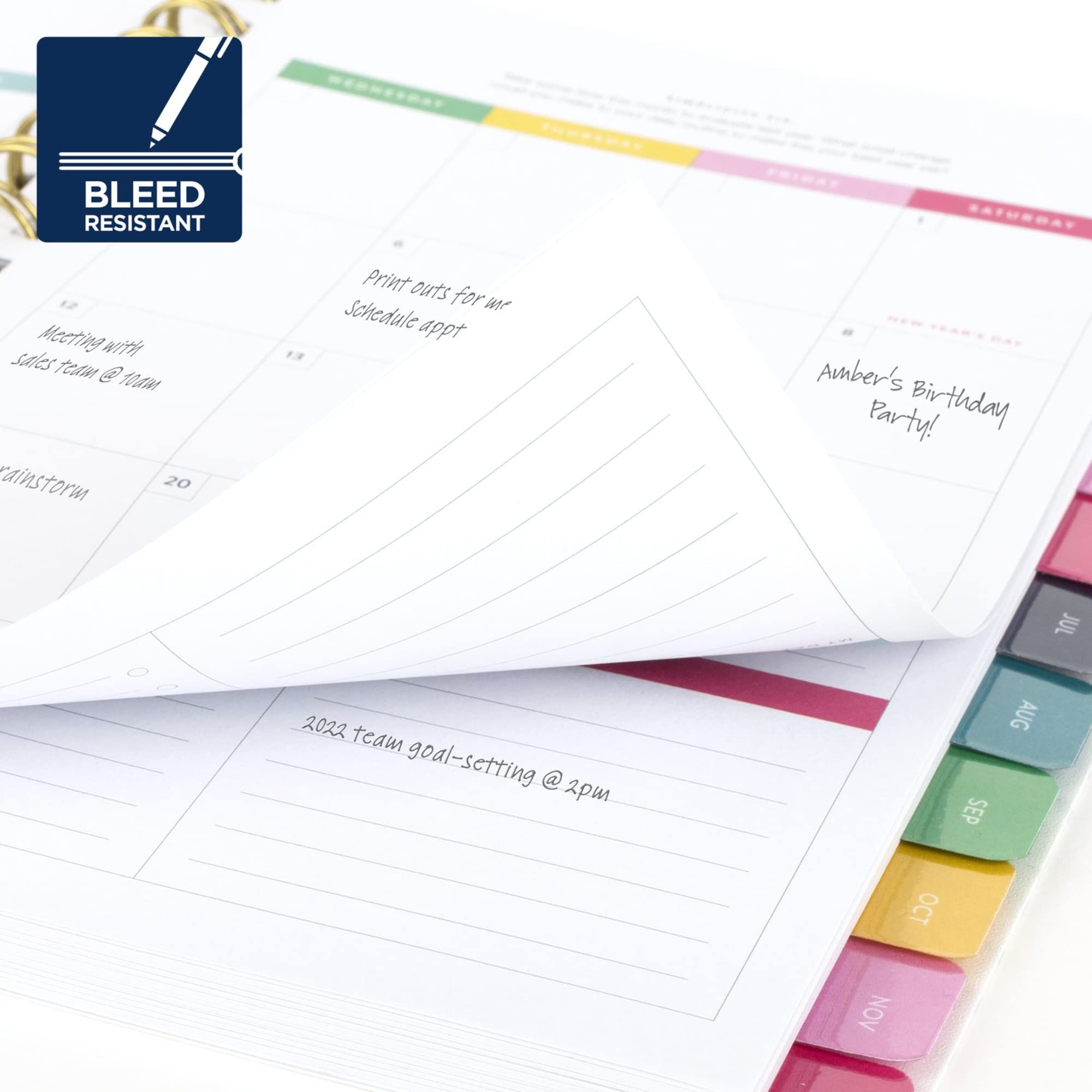 2022 Monthly Planner Simplified by Emily Ley for AT-A-GLANCE, 8-1/2" x 11", Large, Blush Key (EL71-900)