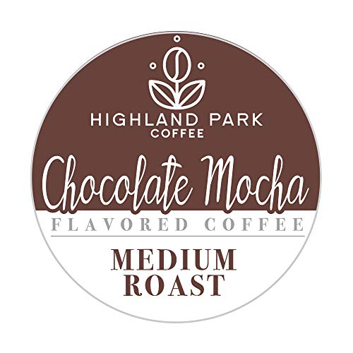 Highland Park Coffee Single Serve Coffee Pods, Chocolate Mocha, Chocolate Mocha, 80.0 Count