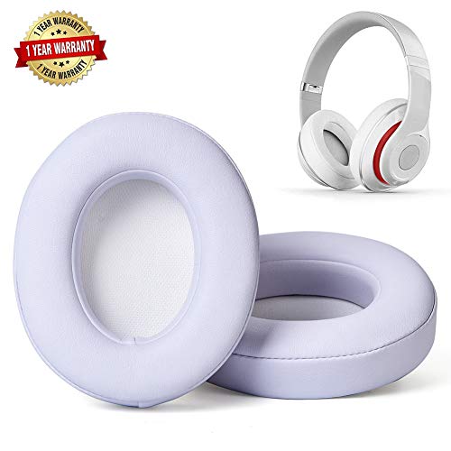 Professional Replacement Ear Pads,Earpads Compatible with Beats Studio 2.0 & Studio 3.0 Wired/Wireless B0500 / B0501,Soft Protein Leather,Noise Isolation Memory Foam,Strong Adhesive Tape,2 Pieces