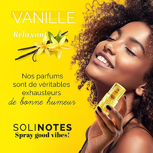 SOLINOTES Vanilla Perfume for Women - Eau De Parfum | Delicate Floral and Soothing Scent - Made in France - Vegan - 0.5 fl.oz