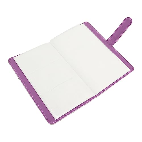 3in Transparent Photo Album Book for Fujifilm Mini 12 - Purple Lace Flower Pattern