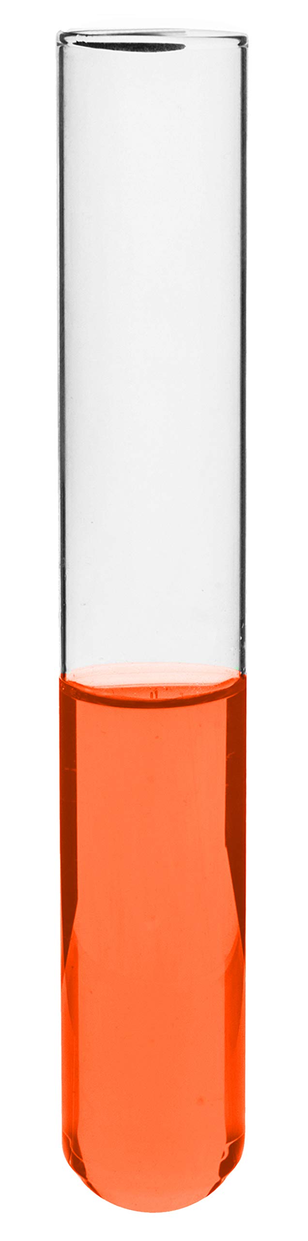 EISCO 24PK Test Tubes, 50ml - Borosilicate 3.3 Glass - 1.2mm Thick Walls, Rimless - Superior Heat & Chemical Durability - 5.9" Tall, 1" Diameter - Fire Polished Ends
