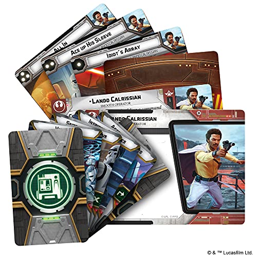Atomic Mass Games Star Wars: Legion Lando Calrissian Commander Expansion - Unleash The Infamous Gambler! Tabletop Miniatures Strategy Game, Ages 14+, 2 Players, 3 Hour Playtime, Atomic Mass Games