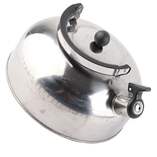 3L L Steel Whistling Tea Kettle Fast Heating One Touch Buttons Whistling Kettle With Insulated Handle For Home 3L L Steel Whistling