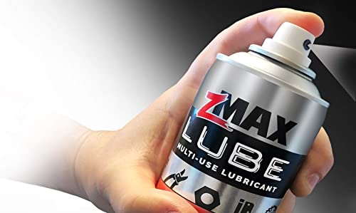 zMAX 58-112 - Multi-Use Lube 2-Pack - Easy to Use Aerosol Spray - Lubricates, Cleans and Protects Metal - Prevents Rust & Corrosion - Quiets & Stops Squeaks - Auto-Home-Commercial - 2 cans, 11.5 oz.