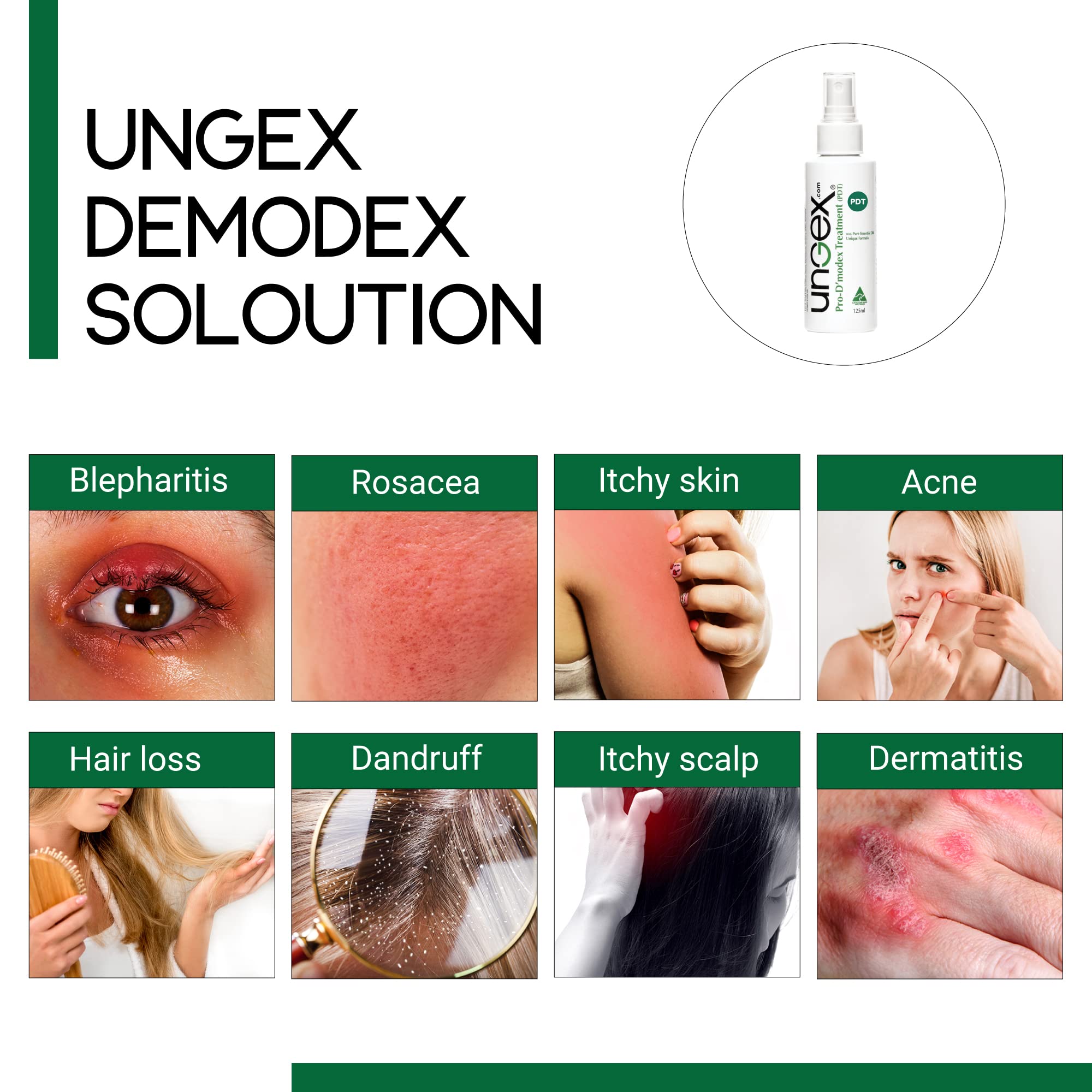 Ungex Pro-Demodex Treatment for Demodicosis | PDT
