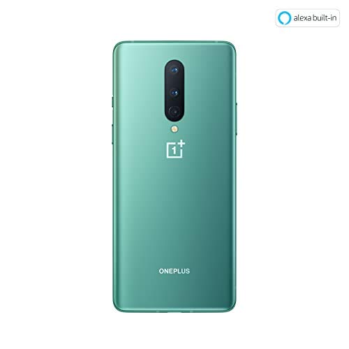 OnePlus 8 (5G) Dual-SIM IN2013 256GB/12GB RAM (GSM + CDMA) Factory Unlocked Android Smartphone (Glacial Green)- International Version
