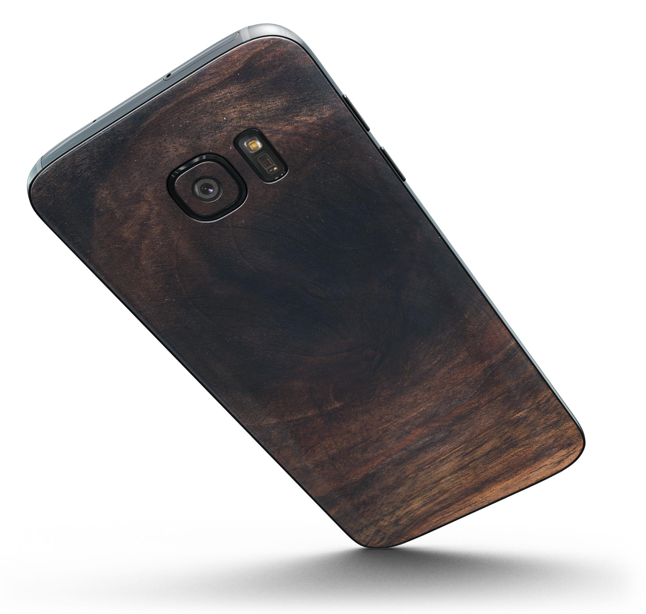 Design Skinz Design Skinz Knotted Rich Wood Plank Full-Body Wrap Decal Skin-Kit for The Galaxy S7 Edge