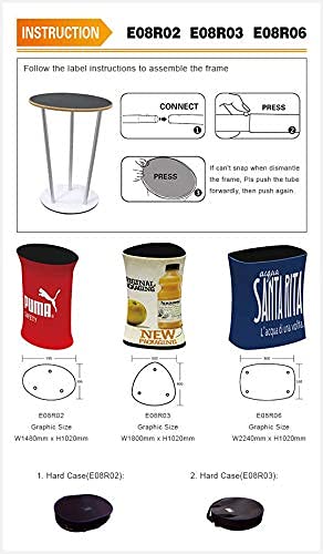 BannerBuzz, Fabric Pop Up Square Booth, Graphic with Hardware, 240 GSM, Tension Fabric, 32 mm Tube Diameter, 1440 DPI Dye-Sublimation Printing, Ideal for Trade Show, Exhibition (82.7” W X 39” H)
