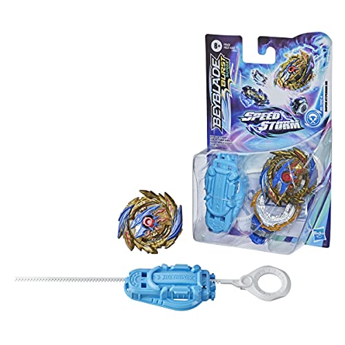 BEYBLADE Burst Surge Speedstorm Super Hyperion H6 Spinning Top Starter Pack -- Attack Type Battling Game Top with Launcher, Toy for Kids