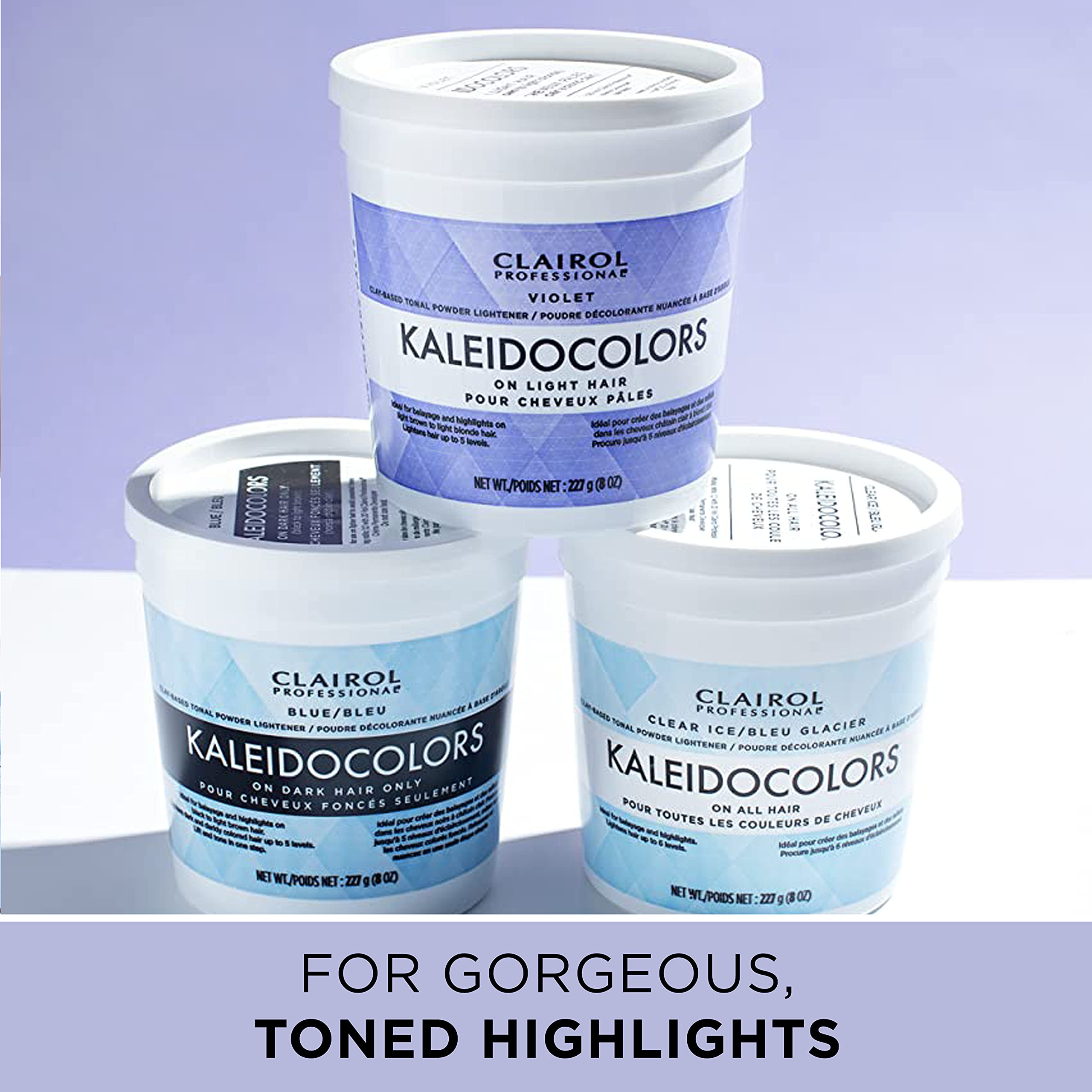 Clairol Professional Kaleidocolors, Violet, 1 oz. Hair Lightener for Light Hair