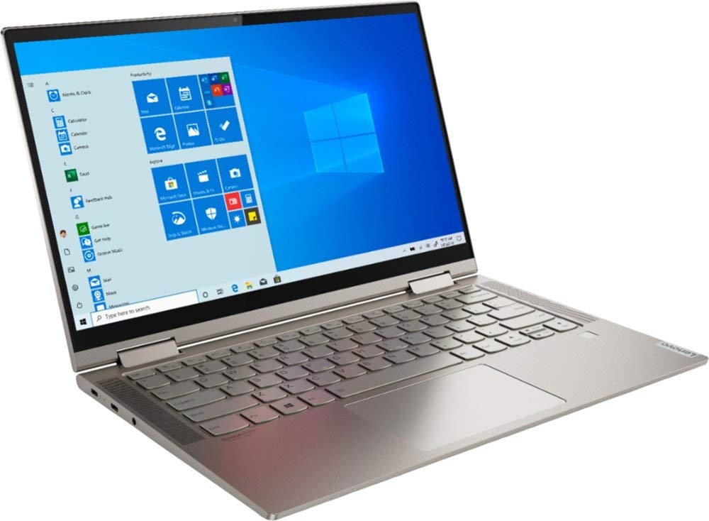 Lenovo Yoga C740 14" FHD IPS Touchscreen Premium 2-in-1 Laptop, 10th Gen Intel Quad Core i5-10210U, 8GB RAM, 512GB PCIe SSD, Backlit Keyboard, Fingerprint Reader, Windows 10, Aluminum Chassis