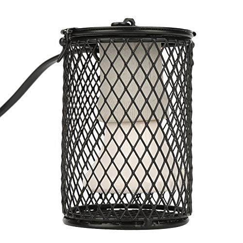 Hffheer Heat Lamp for Reptile 100W Infrared Ceramic Heat Emitter White Reptile Emitter Bulb Heater Lamp for Chicken Lizard Pet Brooder Coop Aquarium(Black)