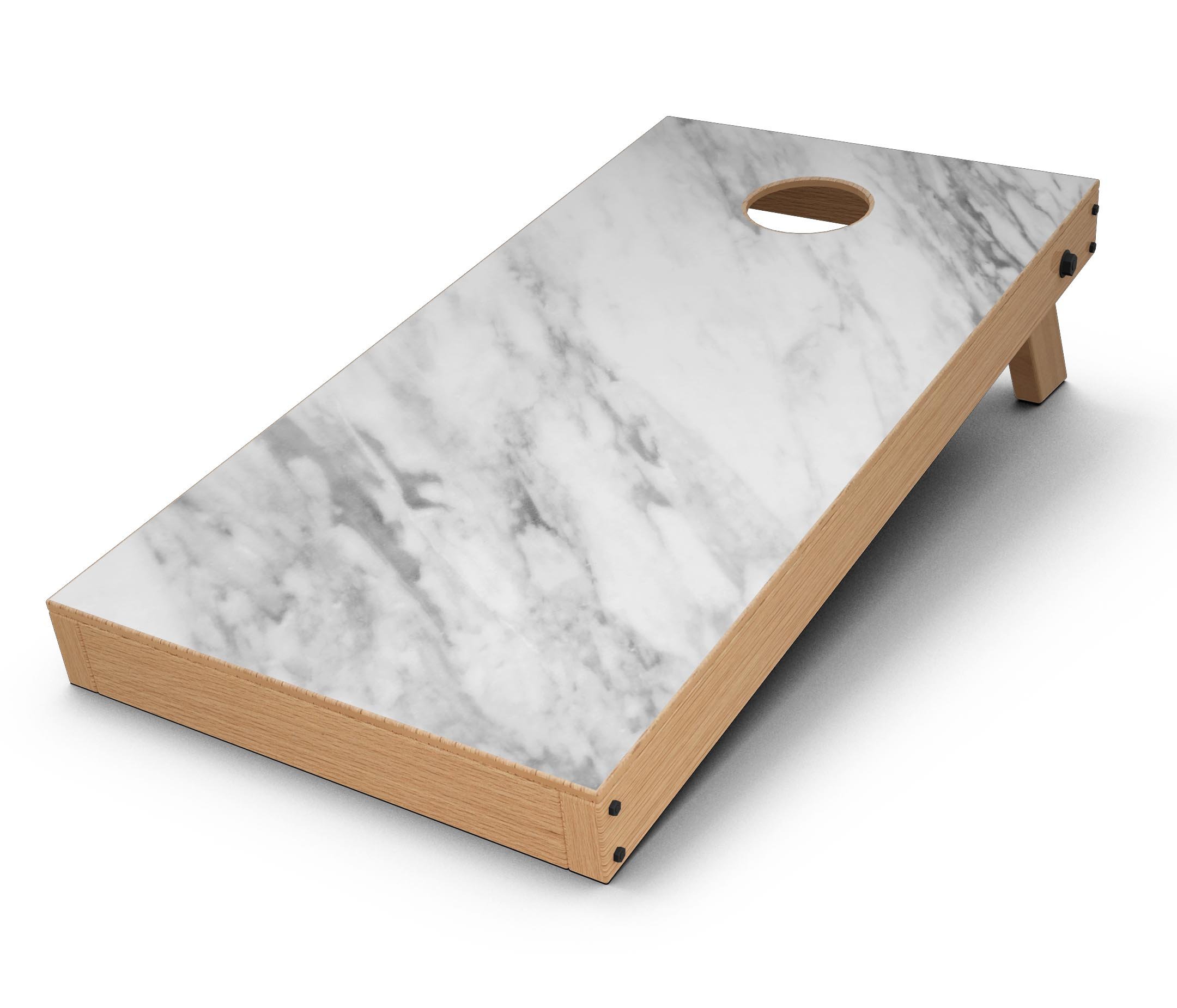 Design Skinz Marble Skin Set for Cornhole (Skin Only) - Slate Marble Surface V10