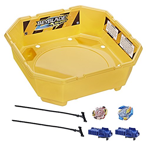 Beyblade Burst Epic Rivals Battle Set – Complete Set with Beystadium, Battling Tops, and Launchers – Age 8+ (Amazon Exclusive) , Yellow