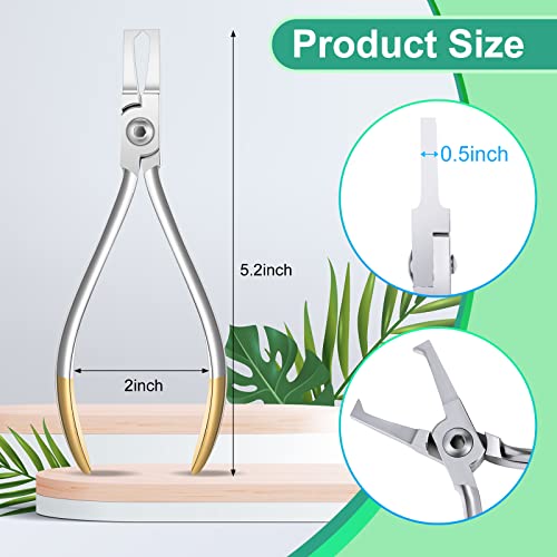 Anterior Bracket Removing Plier Braces Removal Tool kit Bracket Remover for Stainless Steel Brace Removal Tooth Bracket Gripper Plier Pulling Kit Tool