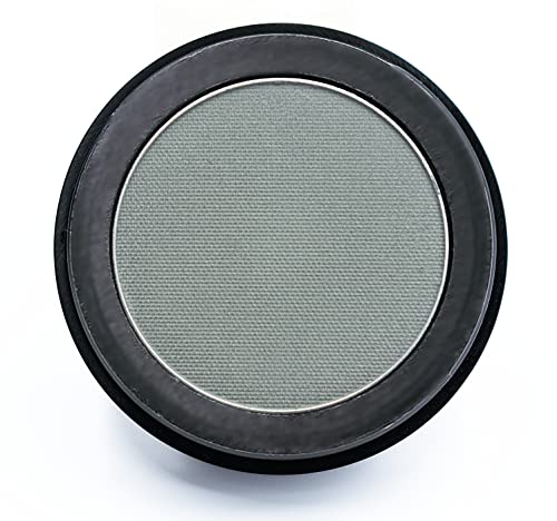 Pure Ziva Khaki Grey Dark Green Sage Thyme Forest Fern Matte Opaque Pressed Powder Single Vegan Eyeshadow; Talc, Paraben & Cruelty Free
