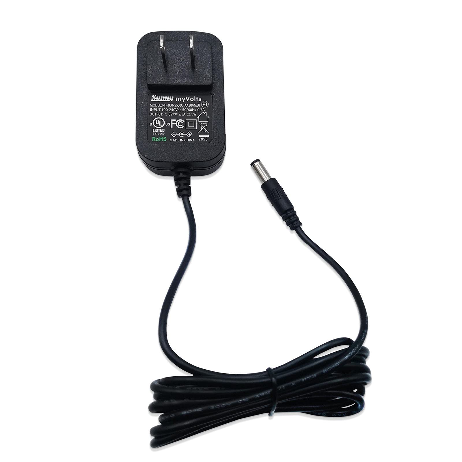 MyVolts 5V Power Supply Adaptor Compatible with/Replacement for Mecool M8S Pro L Android TV Box - US Plug