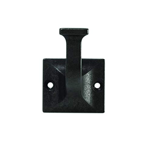 Hickory Hardware Forge Collection Coat Hooks, Wall Hooks for Hanging Coats, Hats, Towels, Robes and More, 2-3/4 Inch Long, Black Iron, 10 Pack
