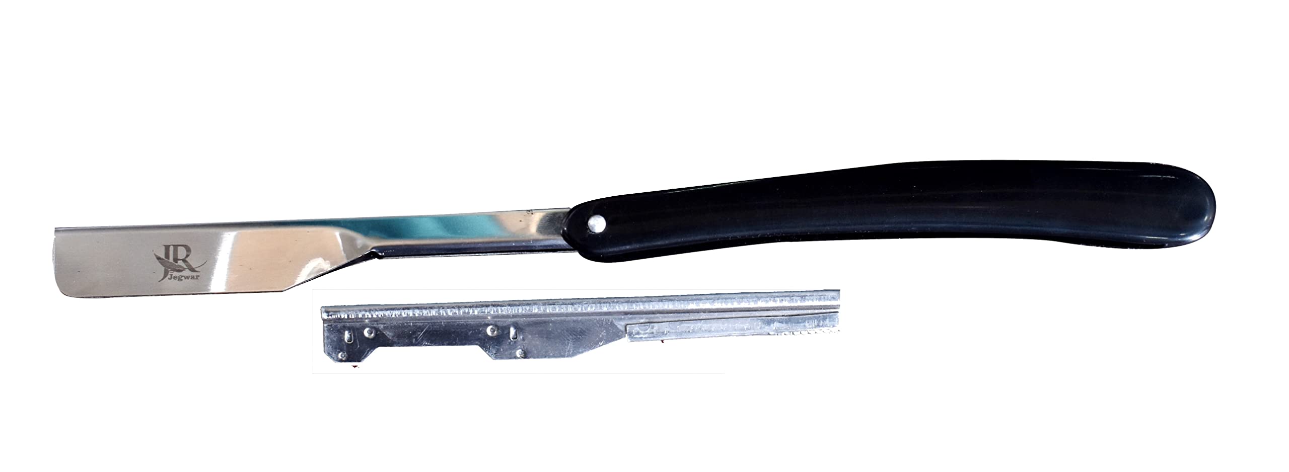 Barber Straight razor Salon Shaving Razor SHAVETTE RASOI RASOIRS 10 BLADES (BLACK)