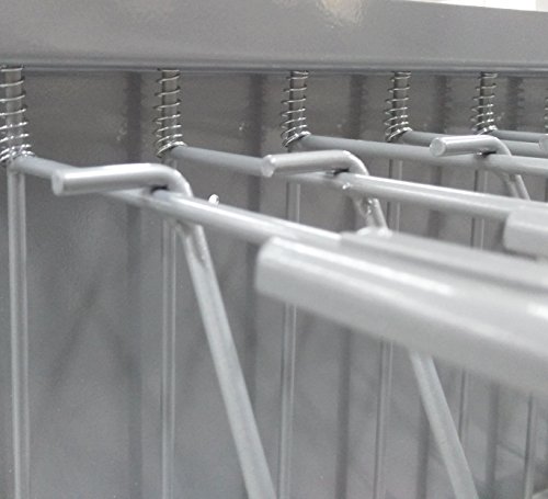 FixtureDisplaysÂź Silver Pivot Wall Rack with Hangers for Blueprints, Plans, Drawing 16743-NF