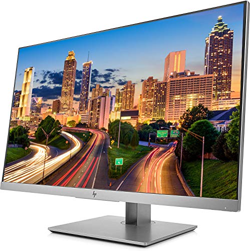 HP EliteDisplay E273q 27 Inch IPS LED Backlit Monitor (1FH52A8#ABA) 2-Pack Bundle with Desk Mount Clamp Dual Monitor Stand