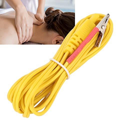 5pcs Safe Portable TENS Electrode Wire Replacement Clip Electrode Wire for Slimming Massager
