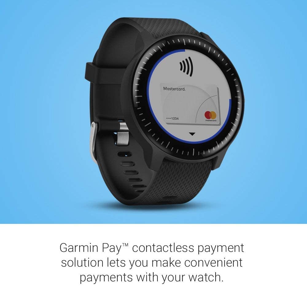 Garmin vívoactive 3 Music, GPS Smartwatch with Music Storage and Built-in Sports Apps, Black (Renewed)