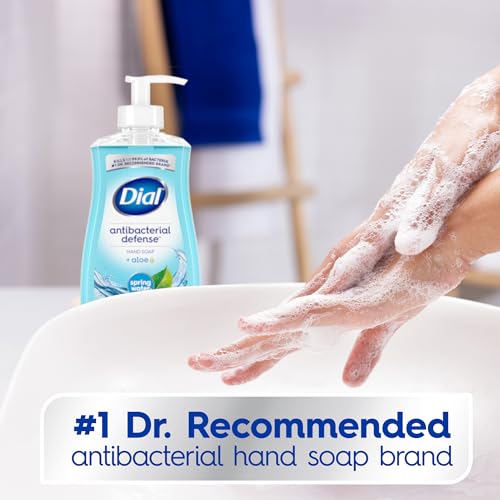 Dial Antibacterial Liquid Hand Soap Refill, Spring Water, 52 fl oz Pack of 3