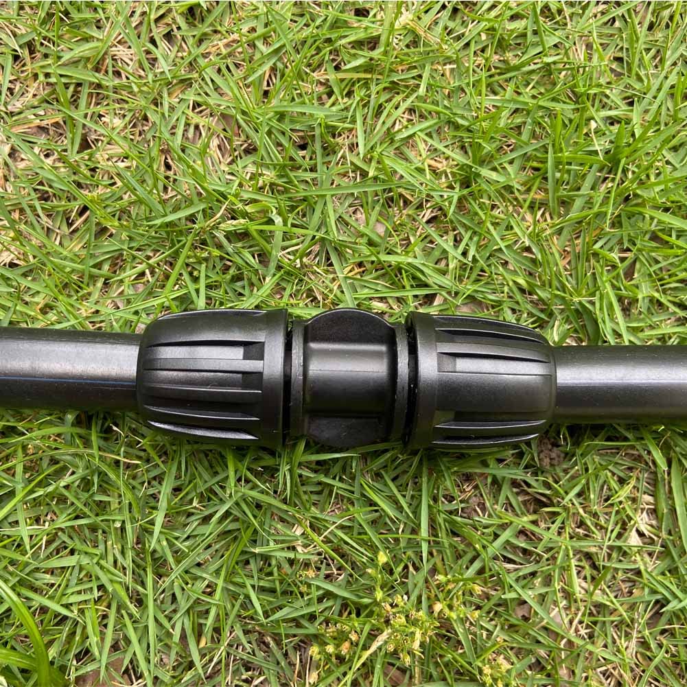 5 Pack 1/2" Drip Irrigation Fittings, Lock Barbed Straight Connectors, 1/2 inch Drip Connectors for Tubing(1/2" ID x 0.65" OD), Anti-Drop Straight Connect for Irrigation Tubing