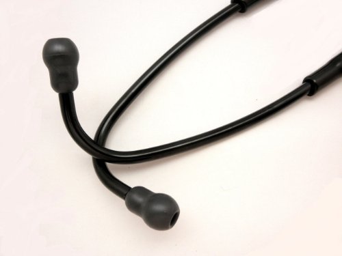 3M Littmann Cardiology III Stethoscope, Rainbow-Finish Chestpiece, Black Tube, 27 inch, 3152RBW
