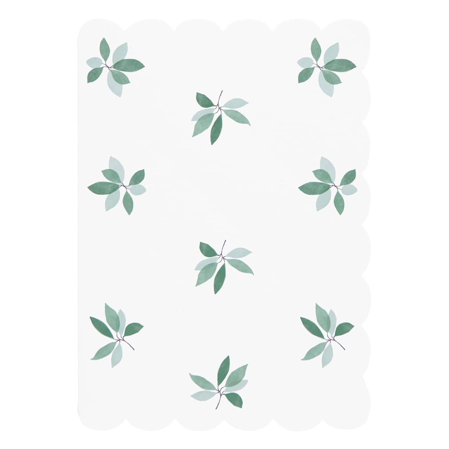 5 Pack of A6 Greeting Cards - Assorted Multi: Kindness. Five Uniquely Designed Blank Cards with Matching Envelopes. Beautiful Leaf Prints and Gold Foil Detailing by kikki.K