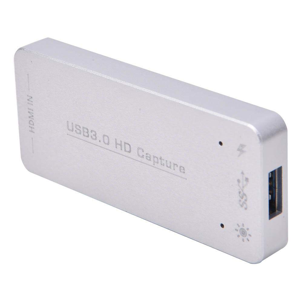 Pomya Video Audio Capture Card, USB 3.0 High Definition Video Audio Capture Card for OBS Live Streaming 1080P HDMI Compatible with Windows Linux Os X System,Plug-N-Play