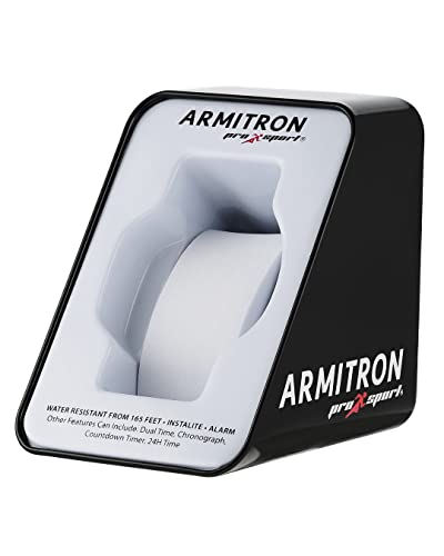 Armitron Sport Men Quartz Sport Watch with Stainless Steel Strap, Gold, 14 (Model: 40/8475BRGP)