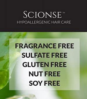 SCIONSE Hypoallergenic Detangle, Fragrance Free, Unscented, Heat Protectant- Detangler and Leave-in Conditioner
