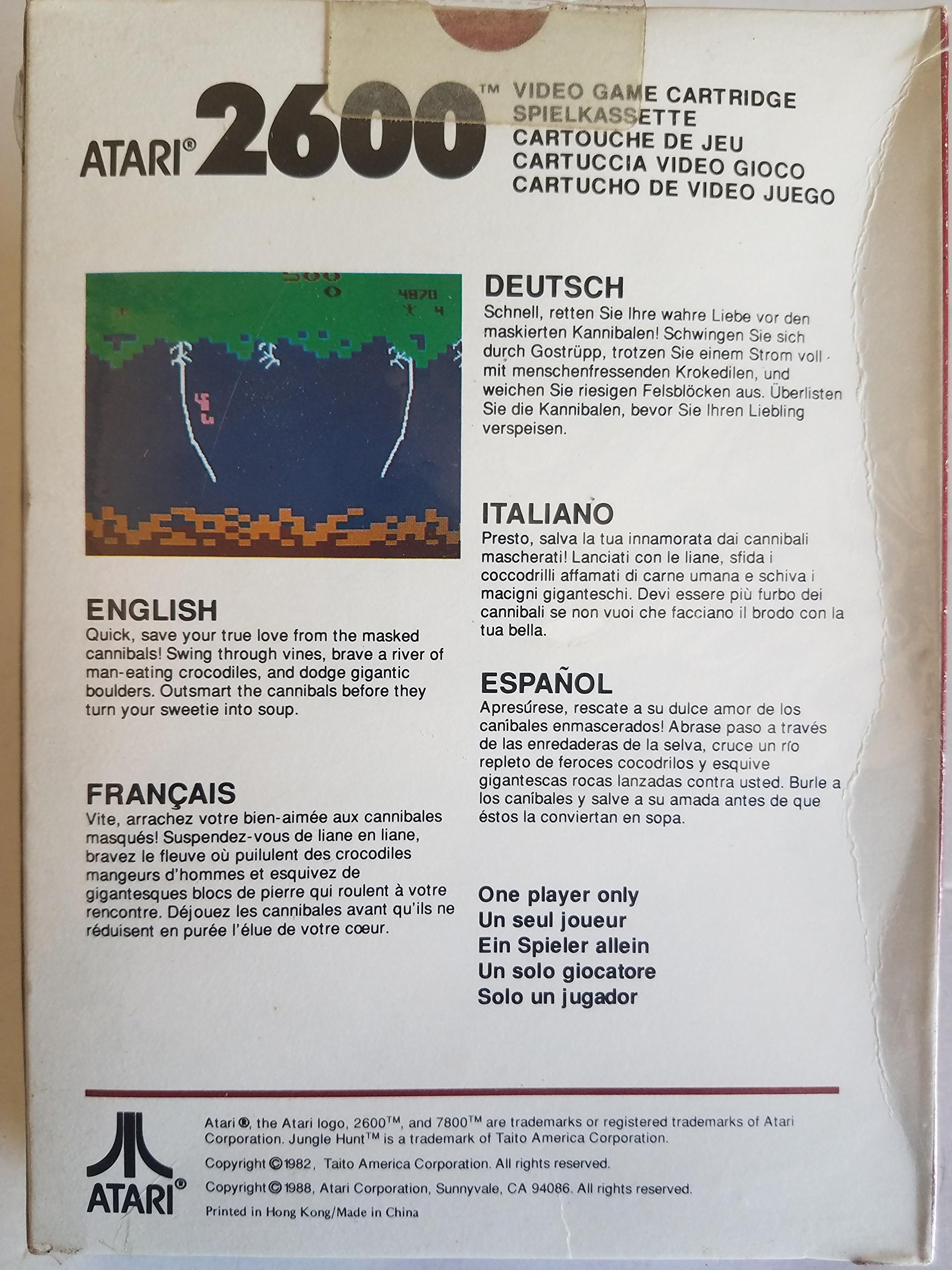 ATARI 2600 - Jungle Hunt