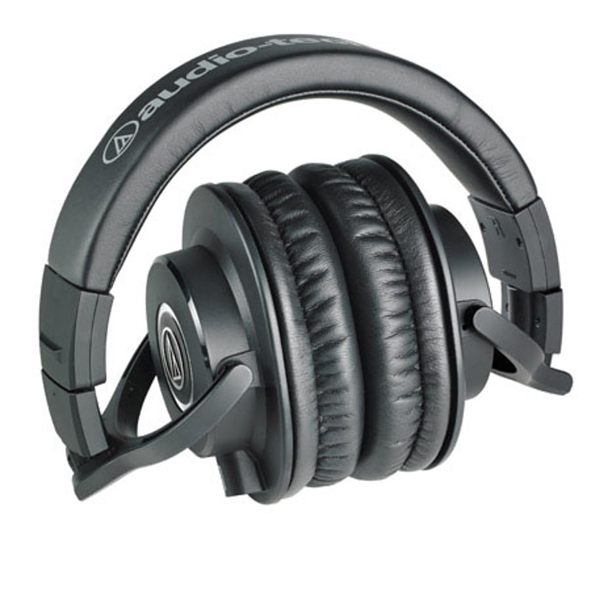 Audio-Technica 6 Pack ATH-M40x Professional Monitor Headphones, 98dB, 15-24kHz, with 9.8' Coiled and Straight Interchangeable Cables - Microfiber Cloth