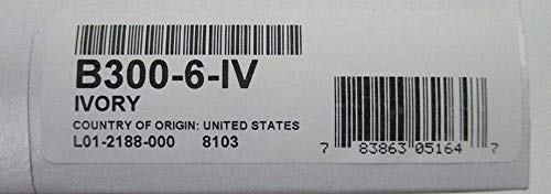 Notifier B300-6-IV - 6" Base Low-Profile Standard Flanged - Ivory