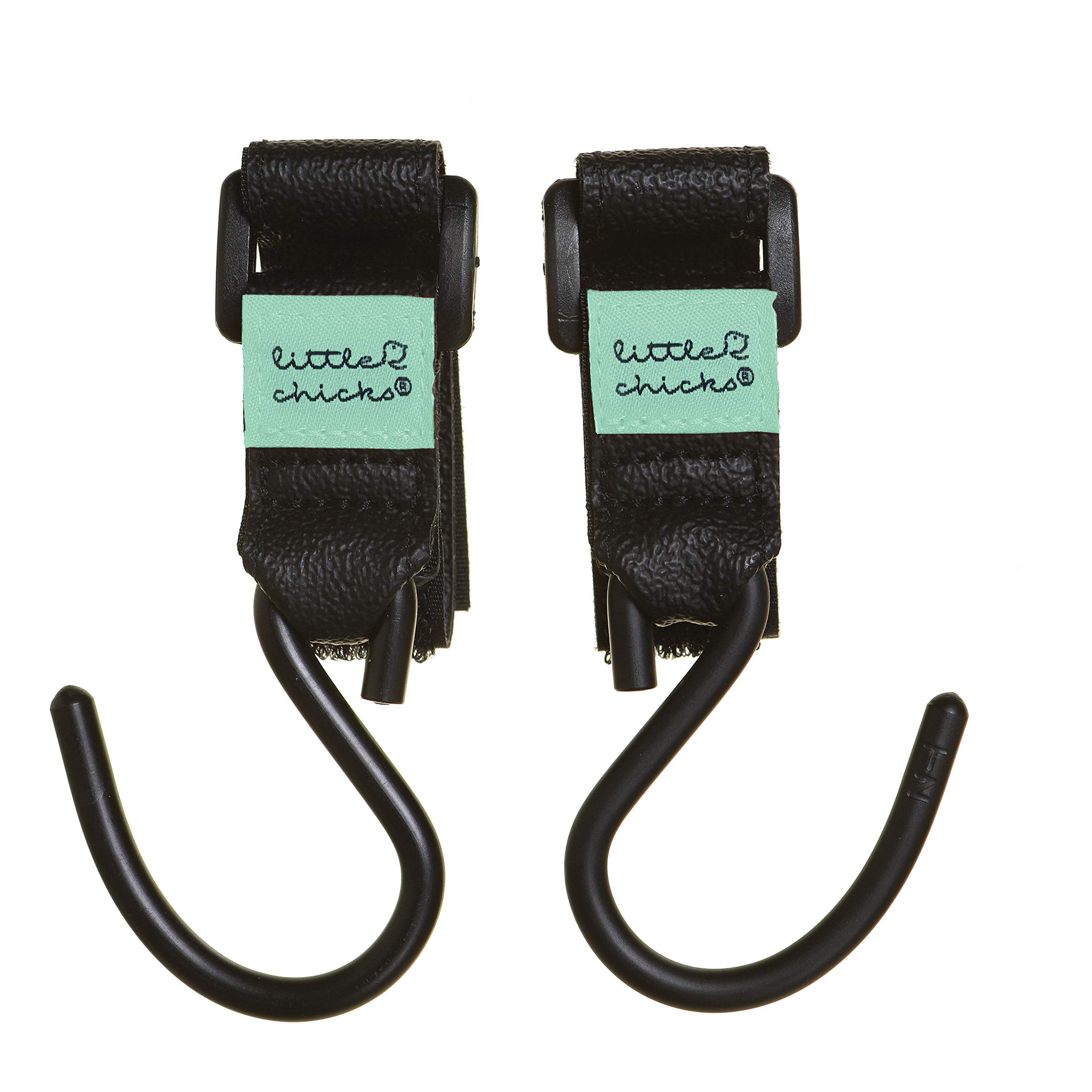 Little Chicks Baby Stroller Organizer Hook Clip for Purse and Bags - 2 Pack - Model CK096