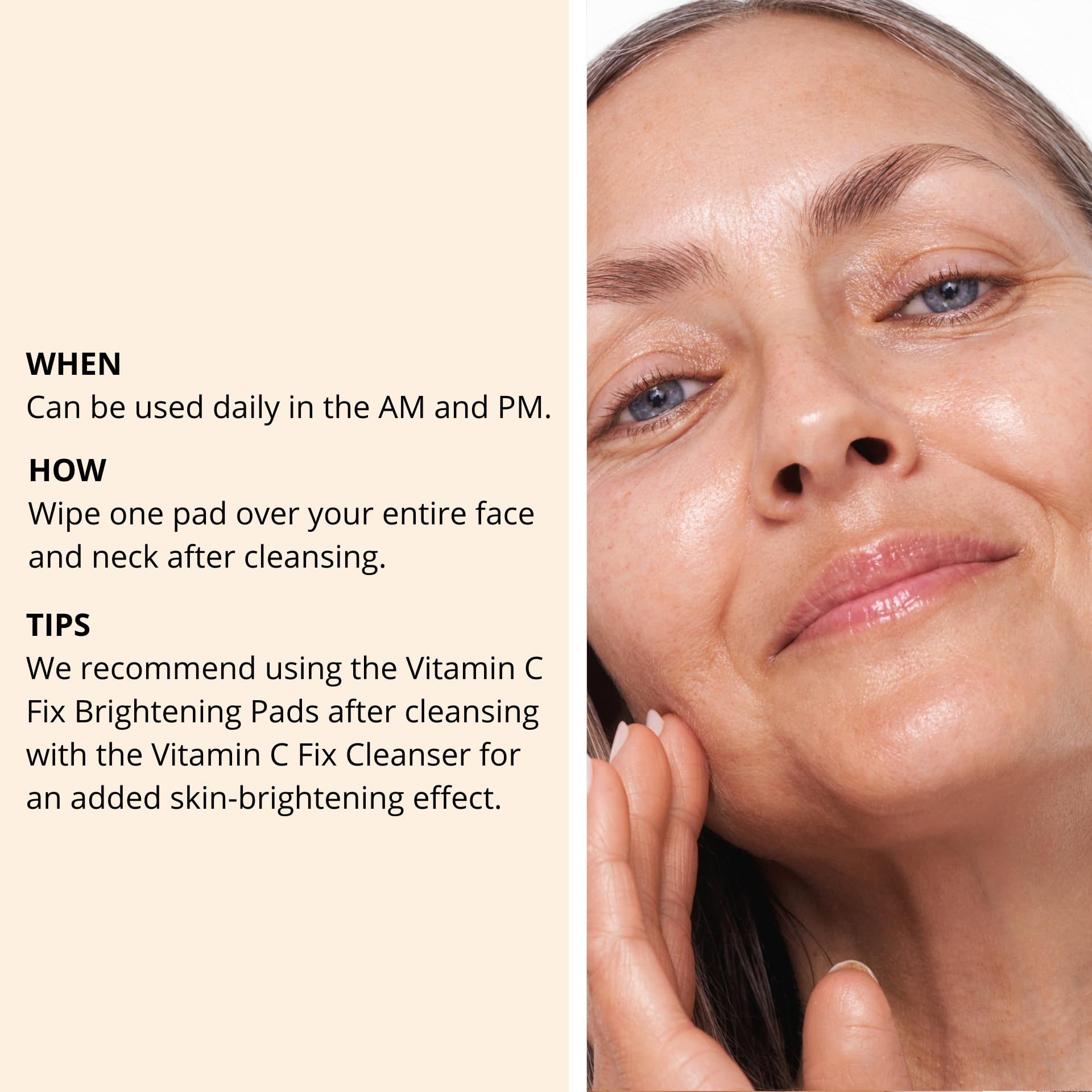 Nip + Fab Vitamin C Fix Brightening Pads for Face, Facial Pad with Anti-Aging Pomegranate and Coffee Seed Extract to Brighten Even Tone Skin, 60 Pads, 2.7 Ounce