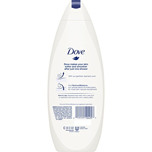 Dove Body Wash and Body Polish, Exfoliate and Deep Moisture 3 count