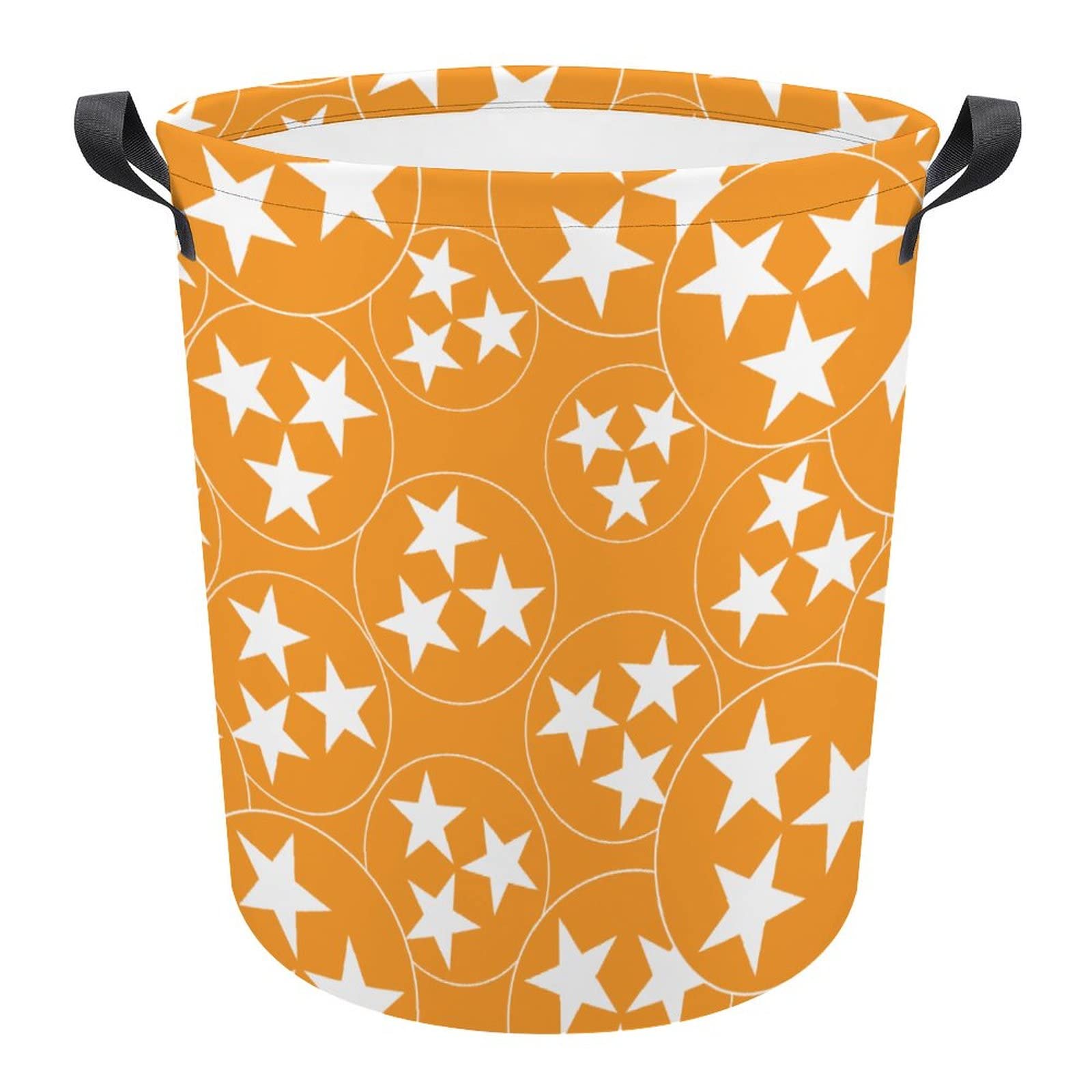 Flag of Tennessee Foldable Laundry Basket Waterproof Hamper Storage Bin Bag with Handle 16.5"x 16.5"x 17"