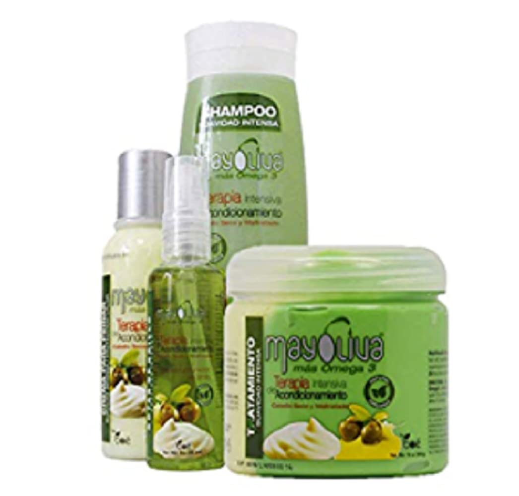 Mayoliva Set, 4 in 1 Combo Set (16oz Treatment)